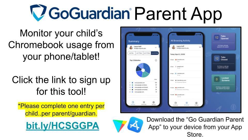 Go Guardian Parent App | South Middle School